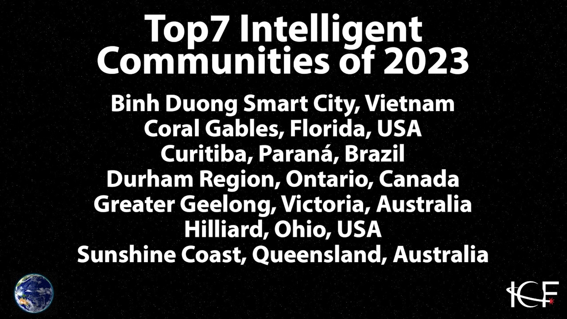 The Intelligent Community Forum Names the Global Top7 Intelligent Communities of 2023 - ICF Canada